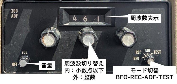 …ADF受信機と無線磁方位指示器（RMI：Radio Magnetic Indicator） - うさぎ教育航空株式会社